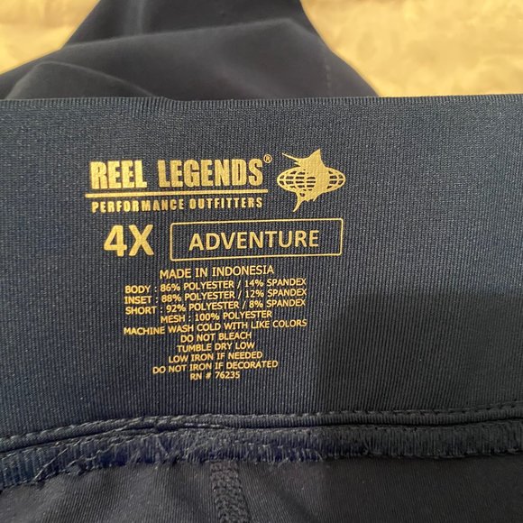 Reel Legends | Shorts | Reel Legends Womens Plus Upf 5 Blue Adventure ...